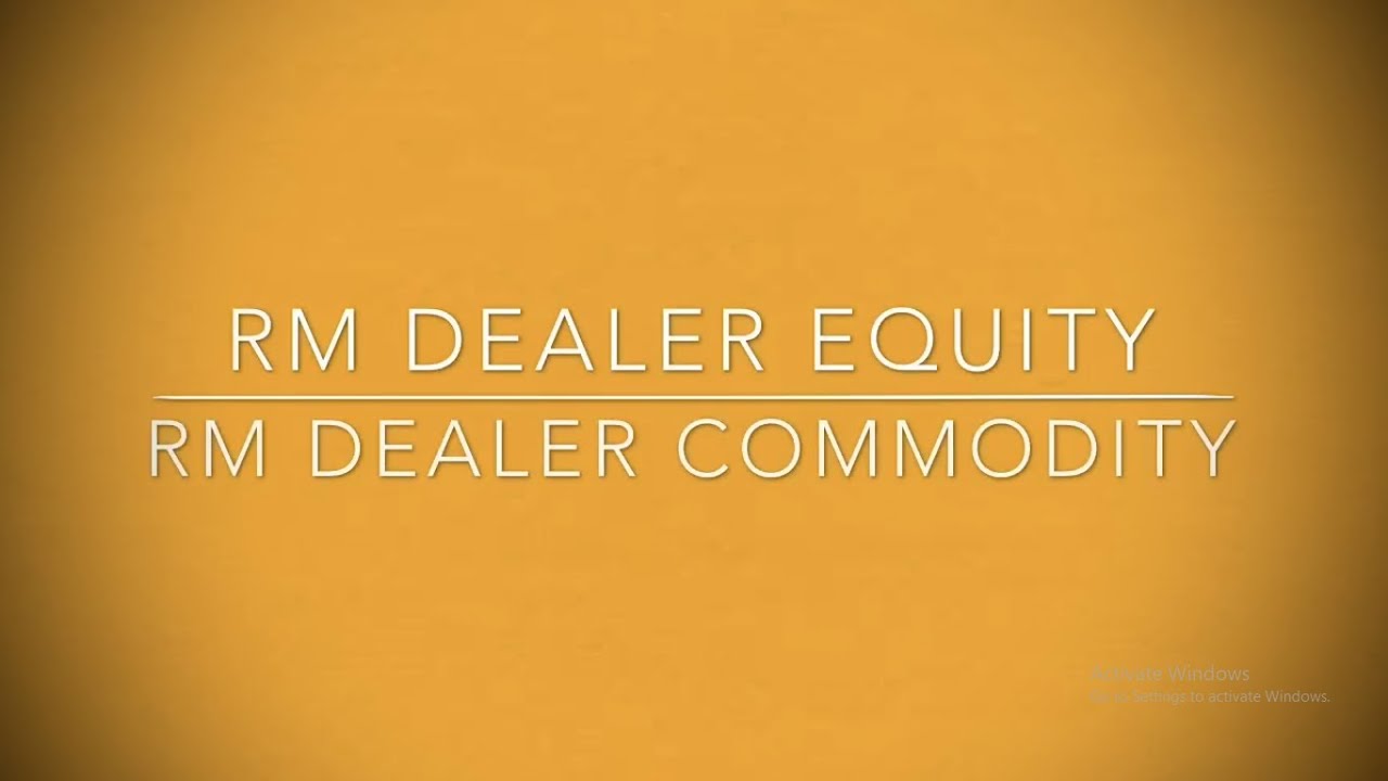 We are Hiring Equity dealer/commodity dealer - YouTube