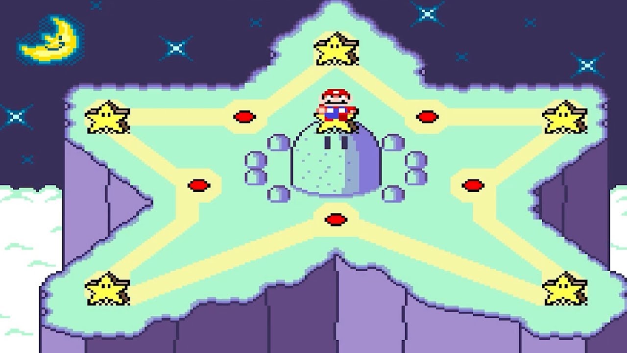 Star World - Super Mario World (Walkthrough, All Exits) - YouTube