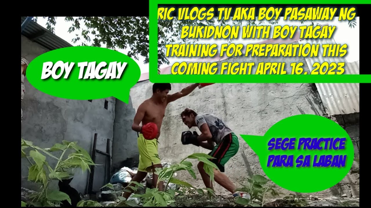 PREPARATION PARA SA LABAN KASAMA KO SI BOY TAGAY - YouTube