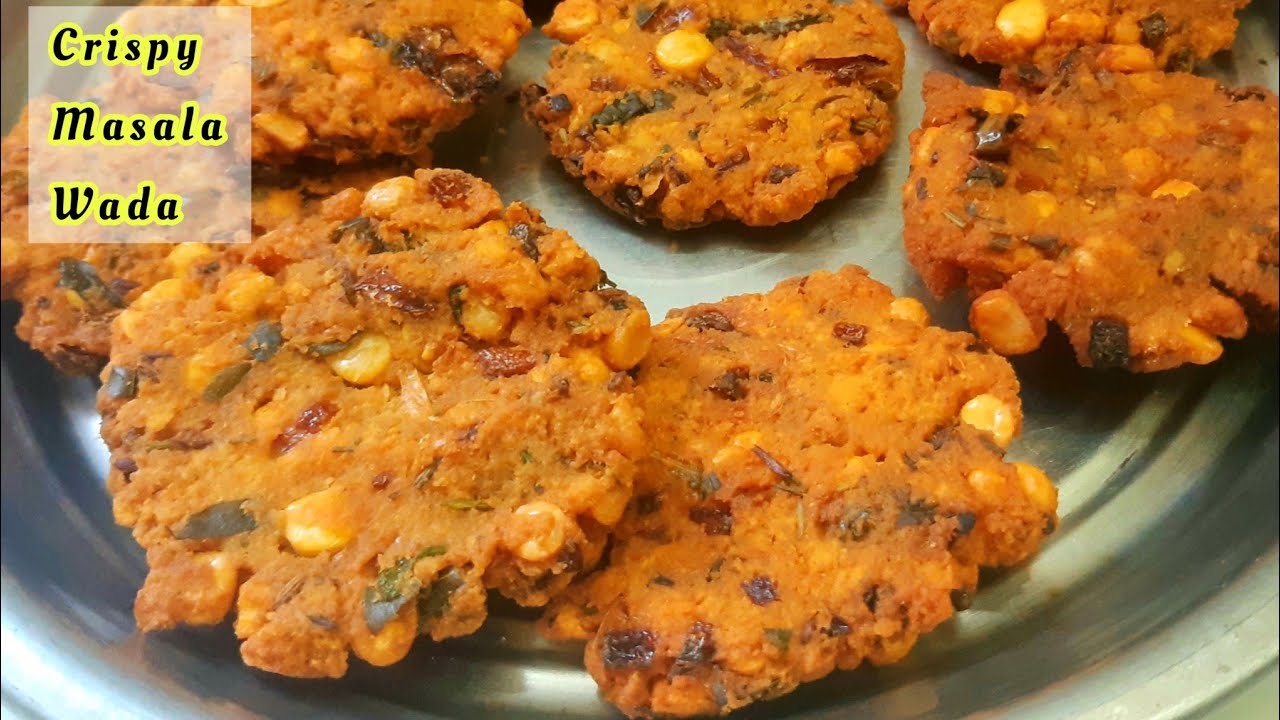 Masala Wada|Crispy Snacks Recipe|How to make chana dal wada #masalawada ...