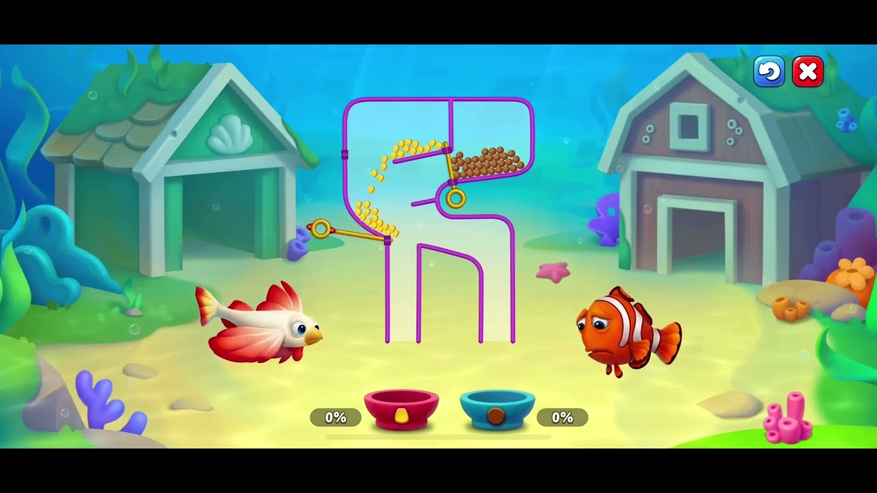 FishDom | Minigame | two fish is waiting for your food 🥘 - YouTube