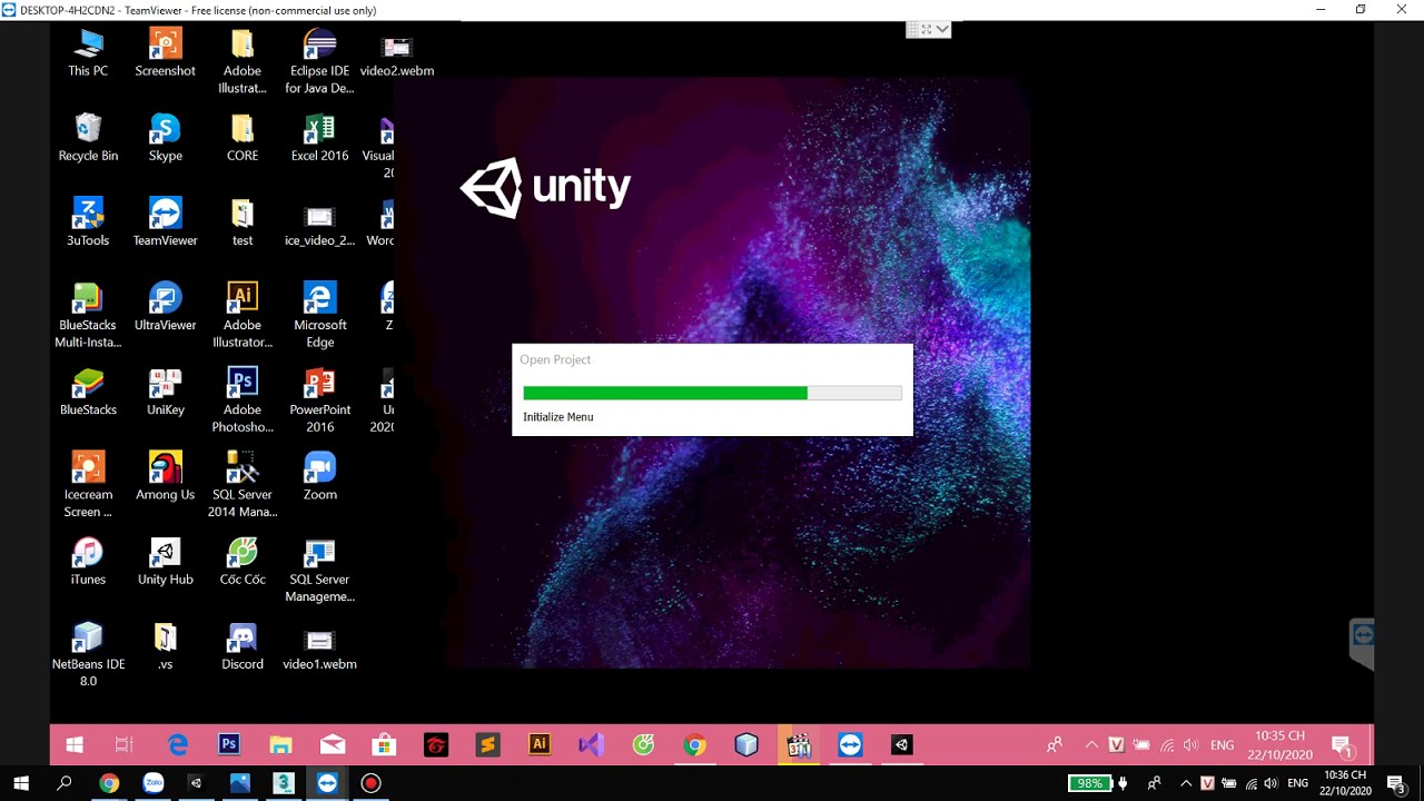 Unity Sữa Lỗi Failed To Load Default Layout Khi Mở Project Trong Unity Youtube