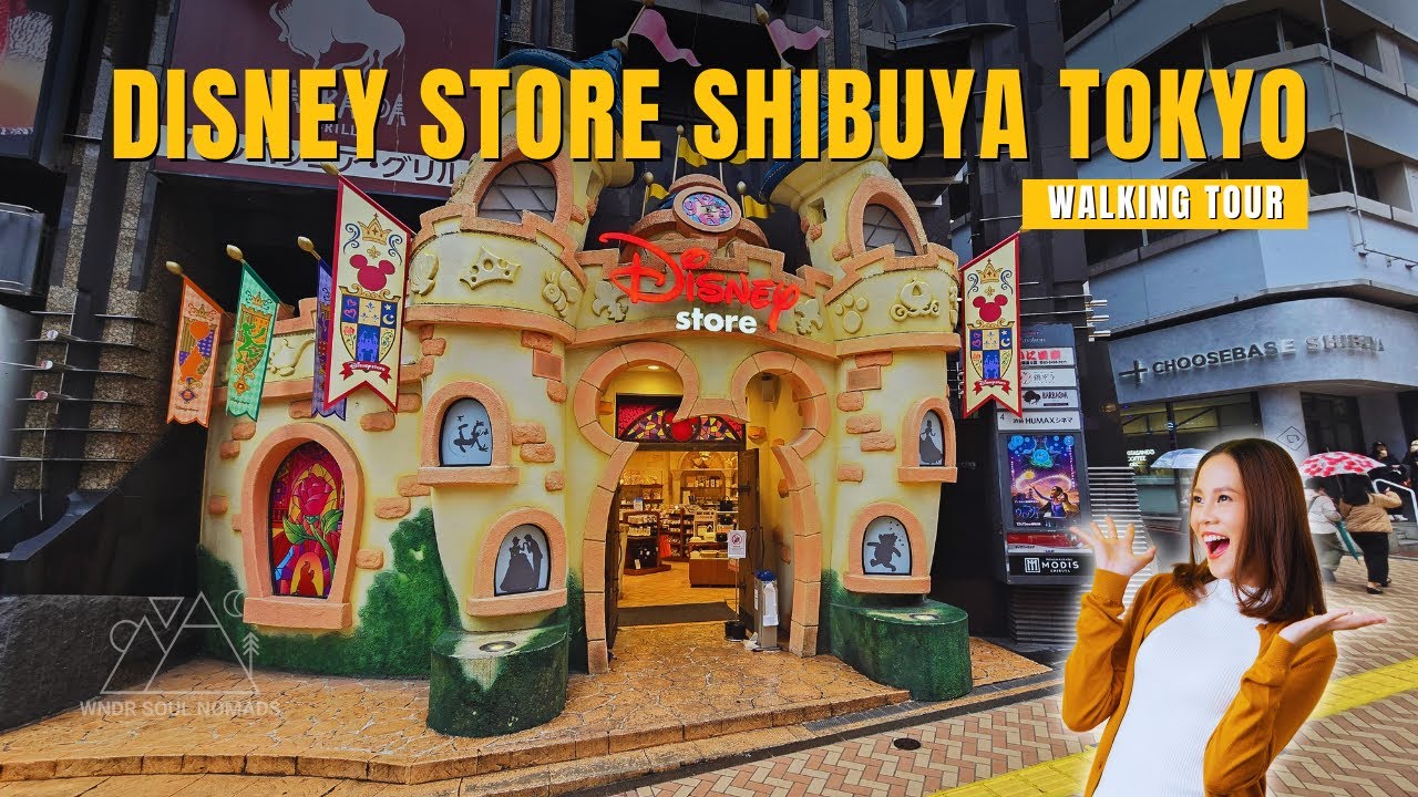 Most MAGICAL DISNEY Store Shibuya Tokyo Japan | Three Story Flagship ...