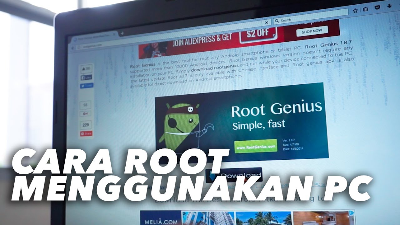 Cara Root Menggunakan PC Simple and Fast - YouTube