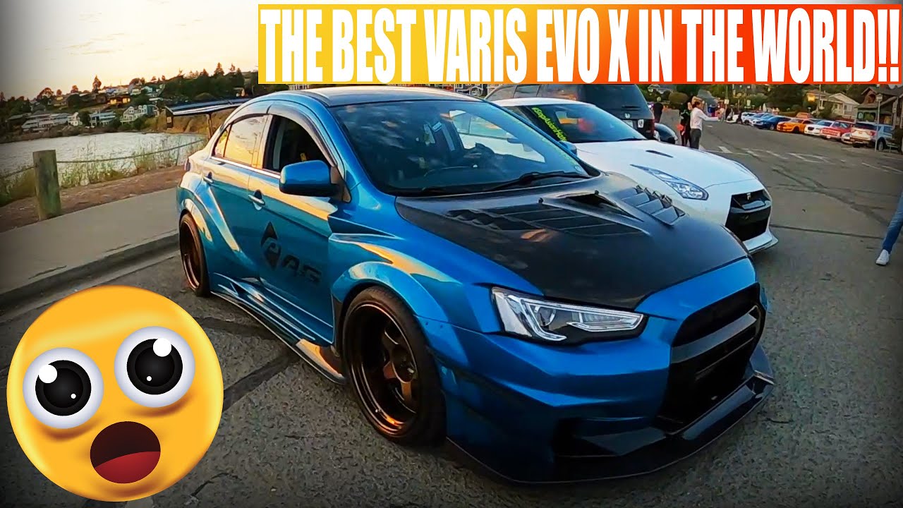 Walk Around The VARIS V2 WIDEBODY MITSUBISHI EVO X!! (Molded Kit) - YouTube