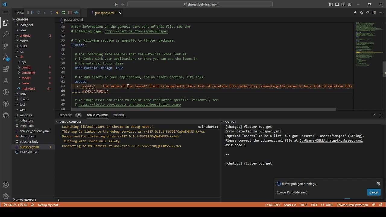 Flutter GPT | Chat GPT App version | Chat GPT Flutter Application - YouTube