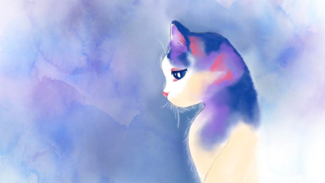 HOW TO DRAW A CAT - INTERMEDIATE - YouTube