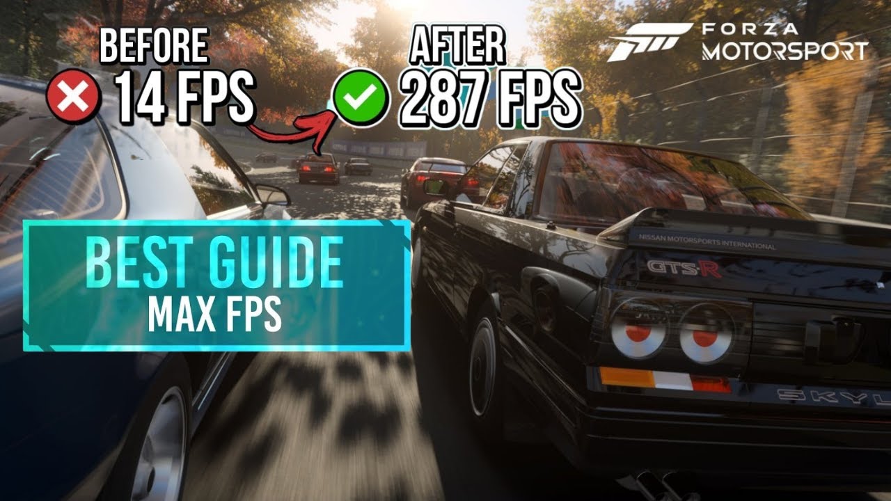 Forza Motorsport: How to FIX Lag and BOOST FPS on LOW END PC - YouTube