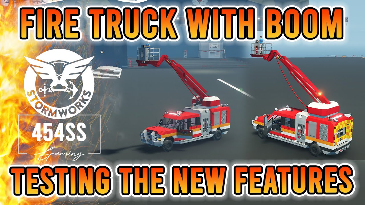 Testing my NEW Fire Truck with MANBASKET BOOM - YouTube