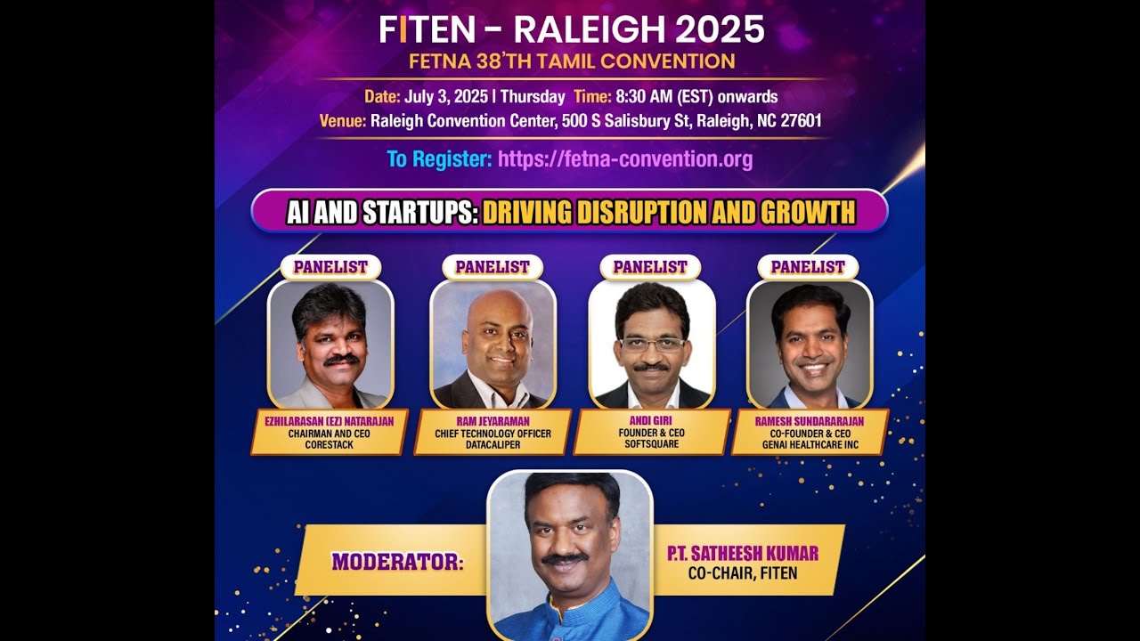 FeTNA’s 38th Convention - FiTEN: AI and Startups: Driving Disruption ...