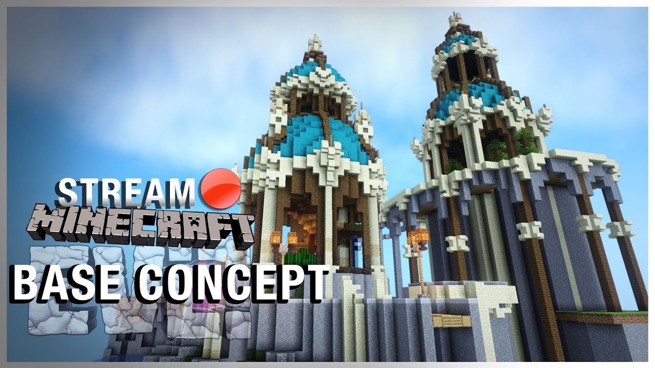 Live | Minecraft Creative Building: Evo Base Concept! - YouTube