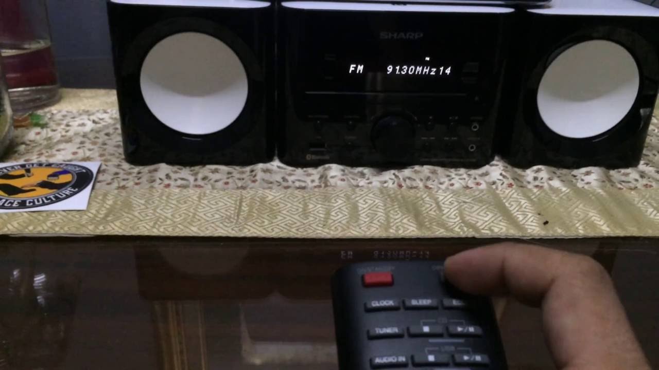 Sharp XL-LS703B test - YouTube