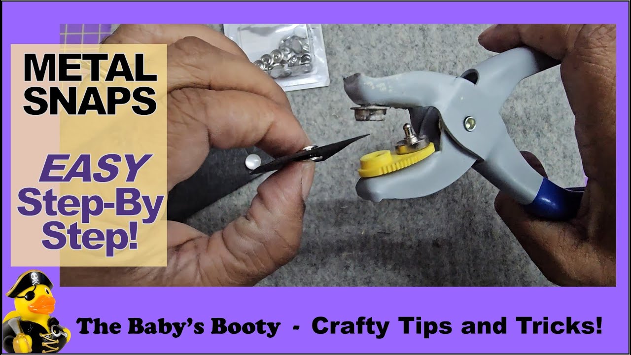Metal Snaps 101: Learn How To Install in Under 5 Minutes! - YouTube