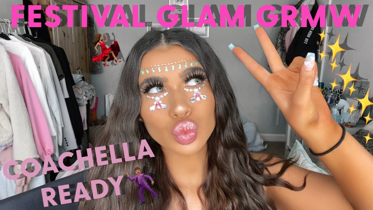 FESTIVAL / SUMMER GLAM MAKEUP LOOK | GRWM | Katherine Isabelle - YouTube