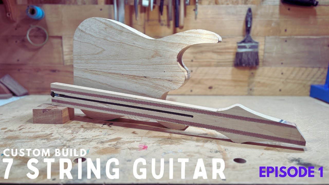Custom 7 String Guitar Build - Starting the Build (Episode 1) - YouTube