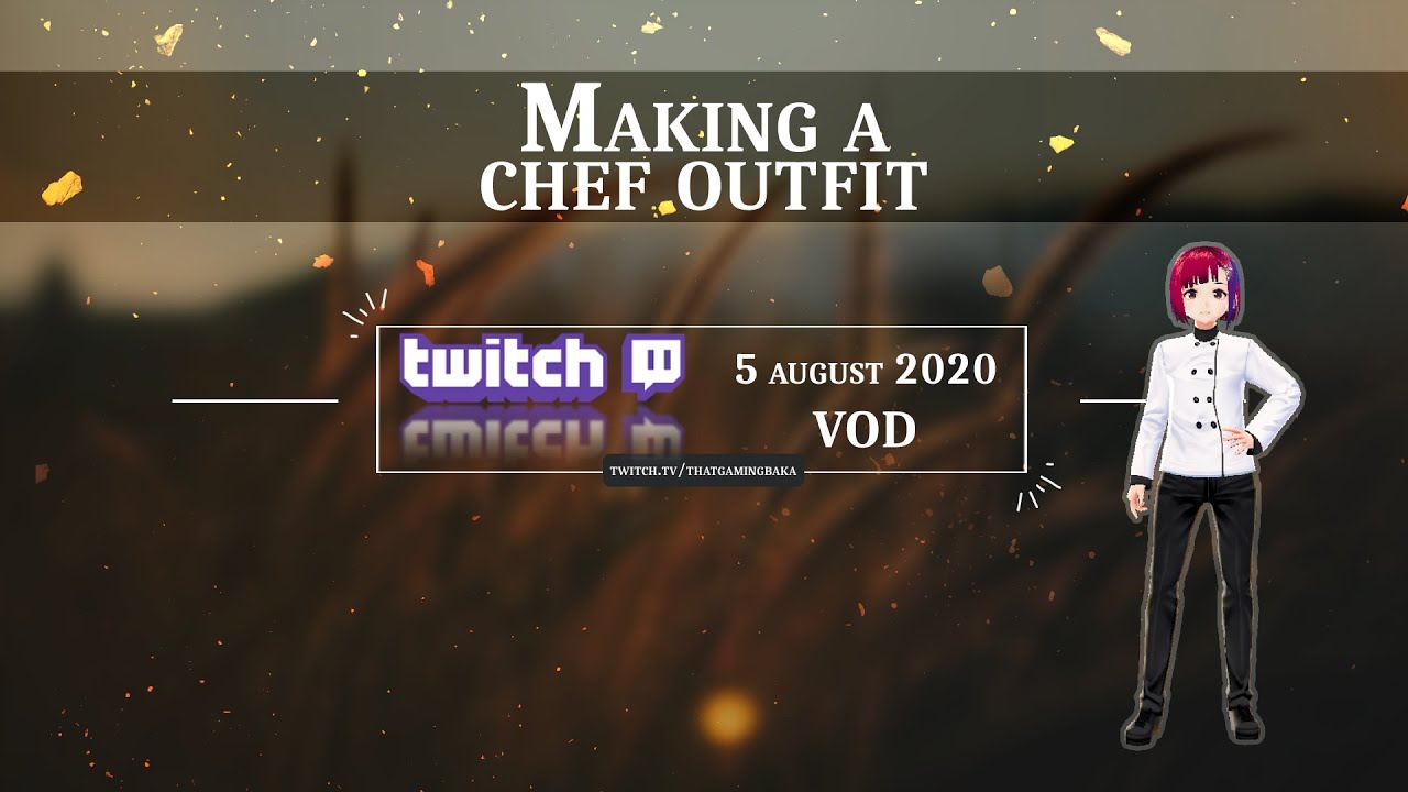 [VROID] Making a chef's outfit - YouTube