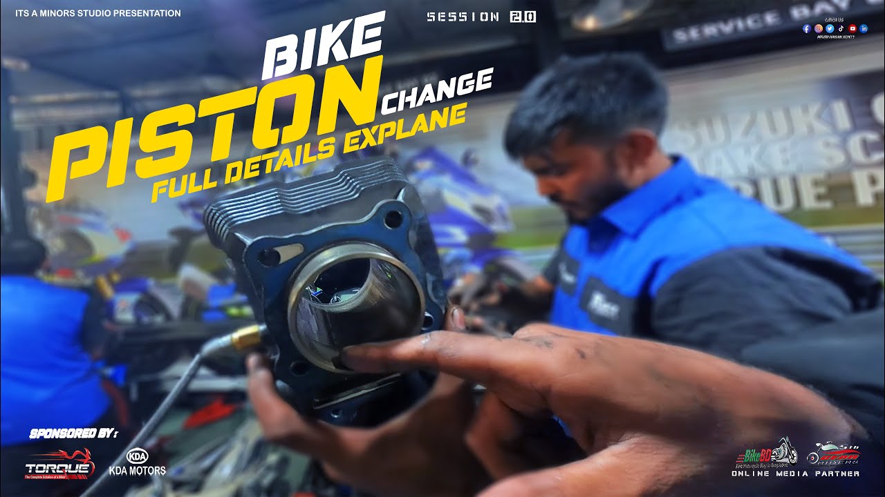BIKE PISTON CHANGE Full details explanation. #motovlog - YouTube