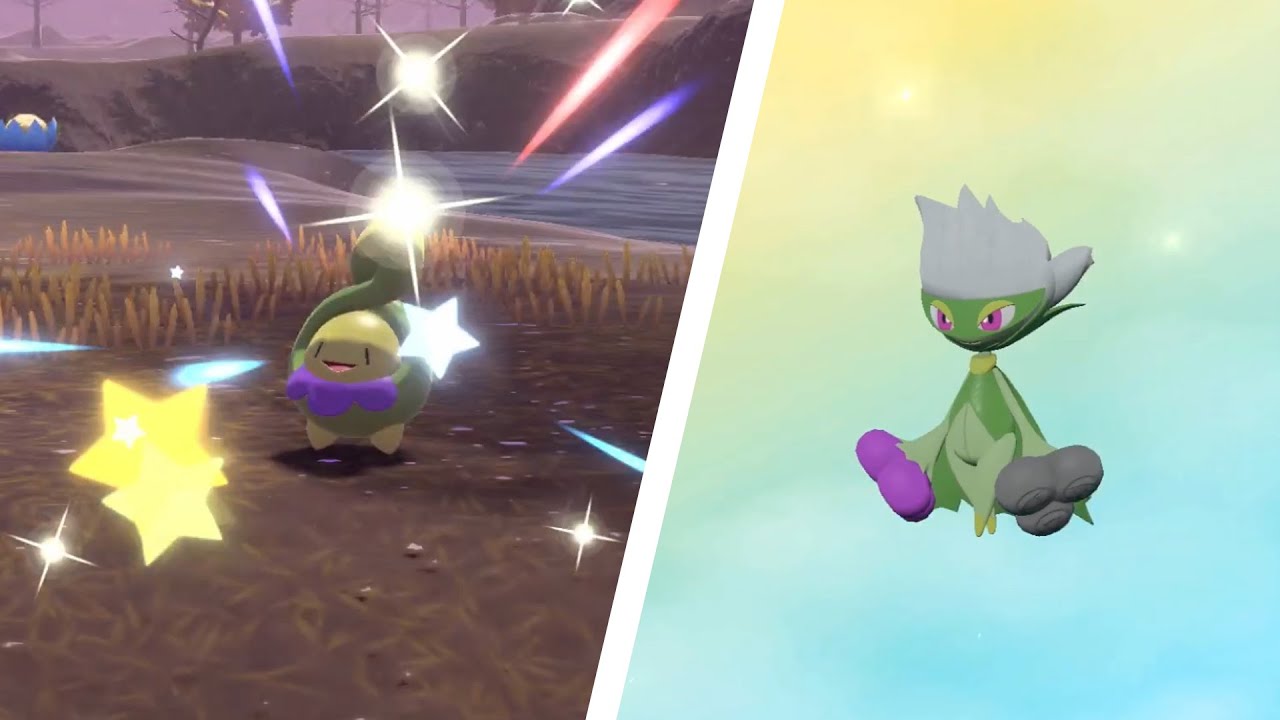 Shiny Roserade #407 in Pokémon Legends Arceus - YouTube