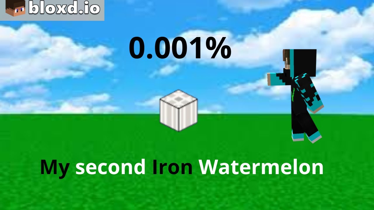 I found My Second IRON WATERMELON in BLOXD IO - YouTube