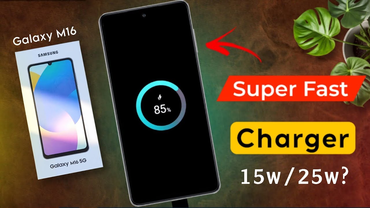 How to Fast Charge Samsung Galaxy M16 | Best Charger Adapter For ...