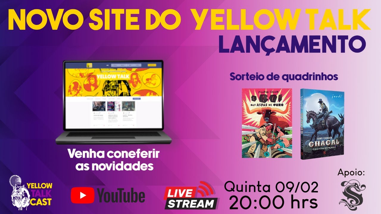 Lançamento do Site: Yellow Talk - YouTube