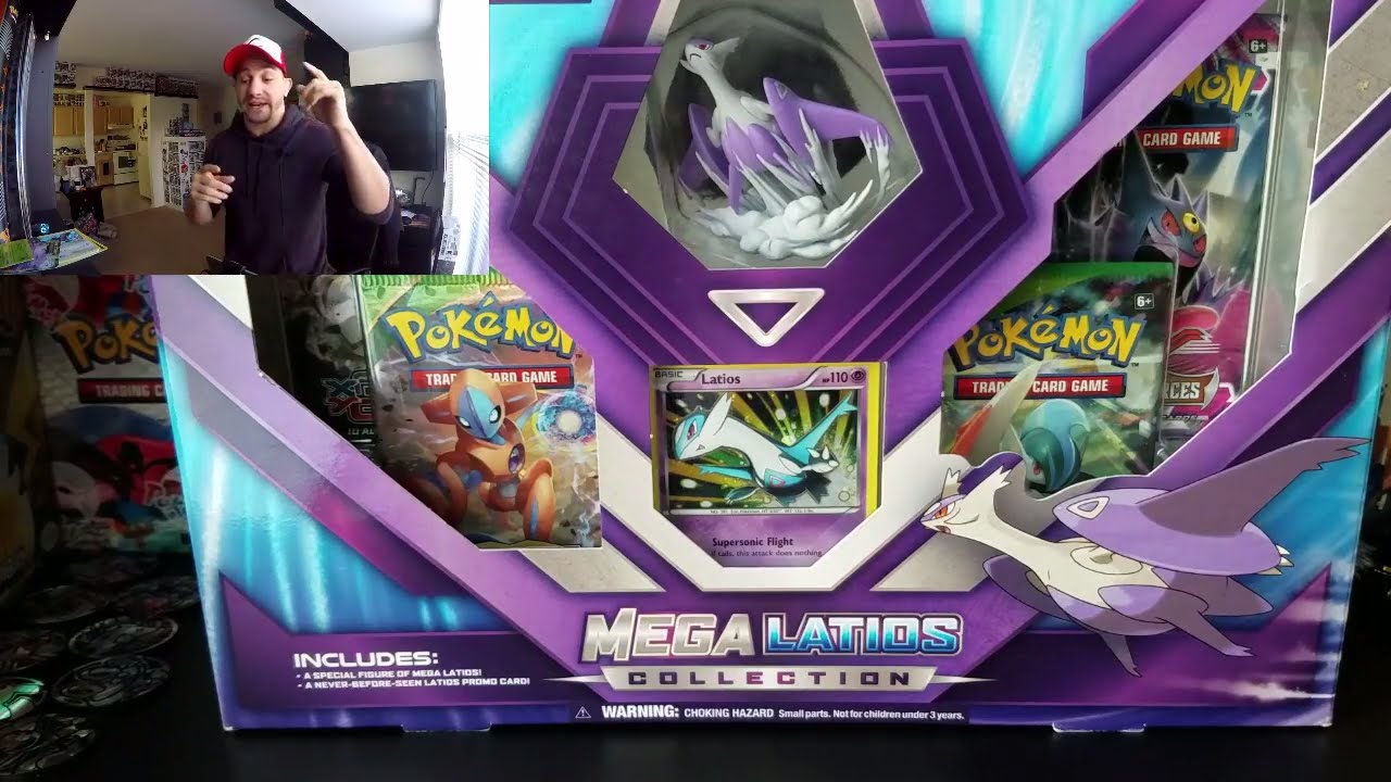 Pokemon Mega Latios EX Figure Collection Box - YouTube