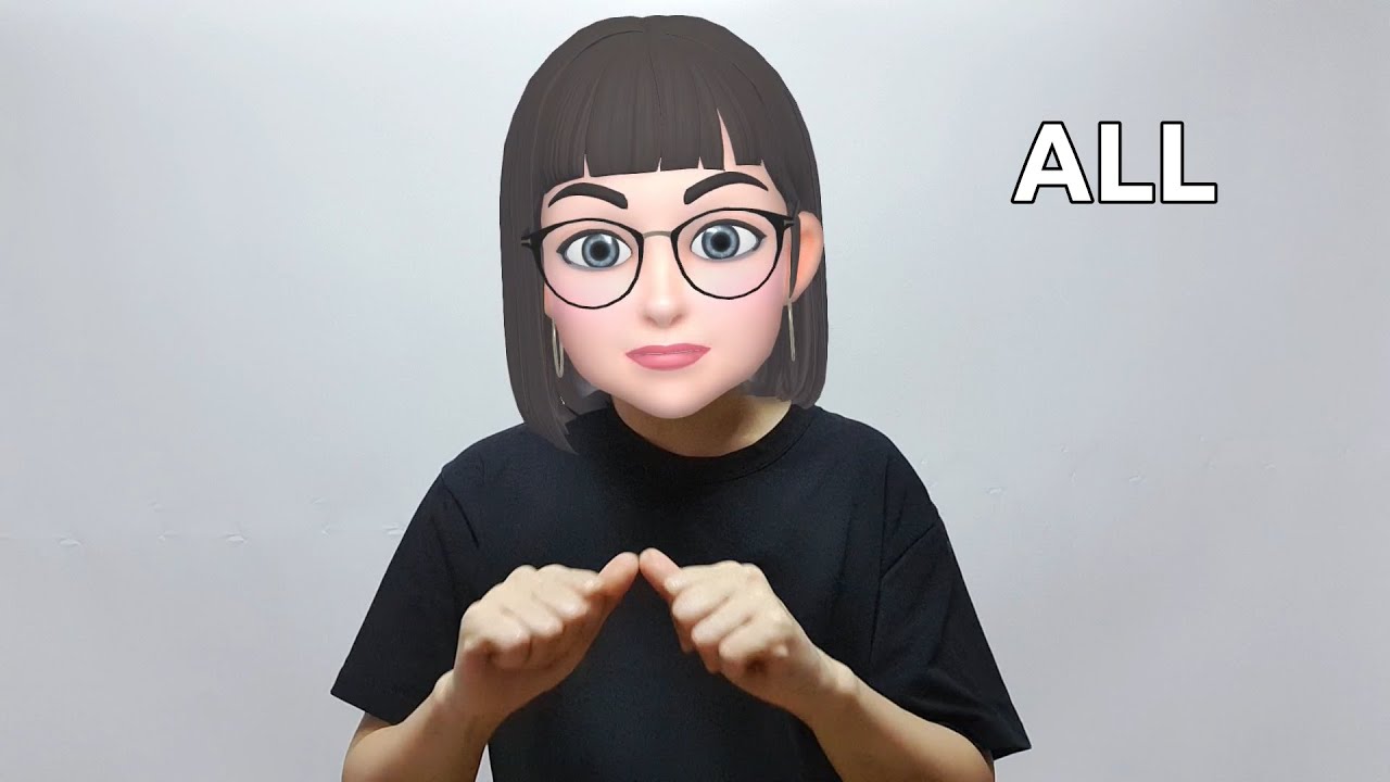 How to Sign All in American Sign Language (ASL)? - YouTube
