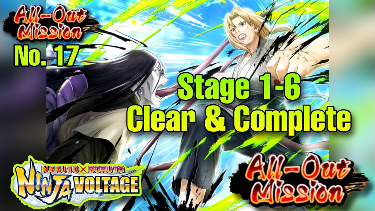 Nxb nv | Gameplay All Out Mission No.17 all stage | nxb ninja voltage # ...