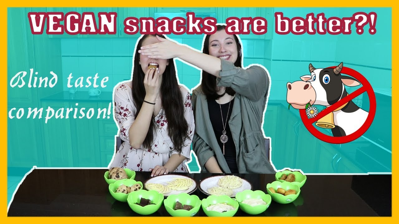 TRYING VEGAN SNACKS - Blind taste test! - YouTube