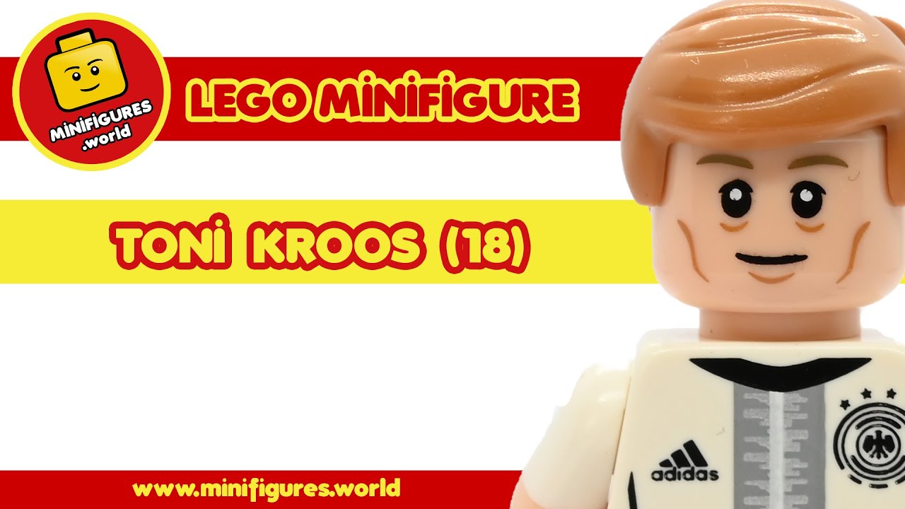 ⚽ LEGO minifigure: Toni Kroos (18) (dfb010) ⚽ [SPORT - FOOTBALL] - YouTube