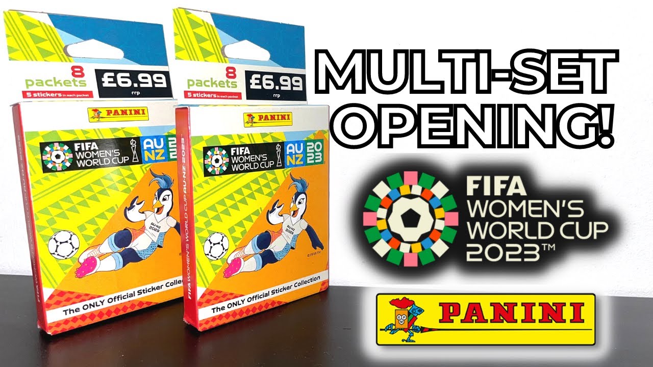 2 MULTI-SETS! | PANINI FIFA WOMEN'S WORLD CUP 2023 STICKERS | 16 PACK ...