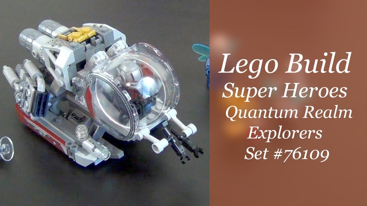 LEGO Marvel Build - Quantum Realm Explorers Set #76109 - YouTube