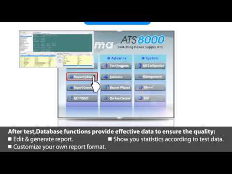 Chroma ATS Software Platform Power Pro III Model 8000 - YouTube