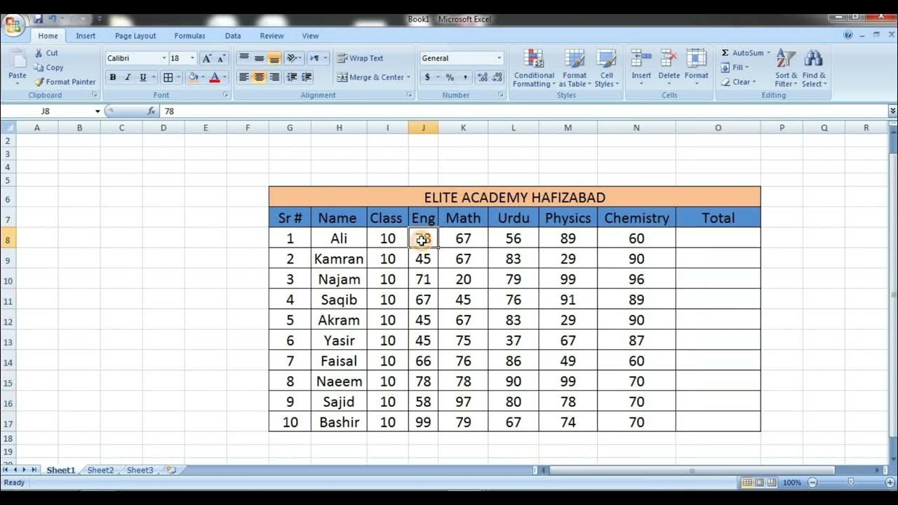 How To Use The Sum Function In Microsoft Excel Sum Farmula In Excel Auto Sum Function In