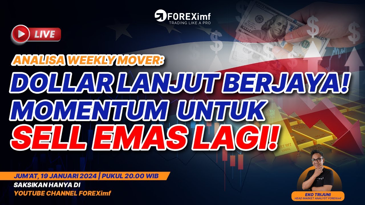 REVIEW ANALISA WEEKLY MOVER & LIVE TRADE - YouTube