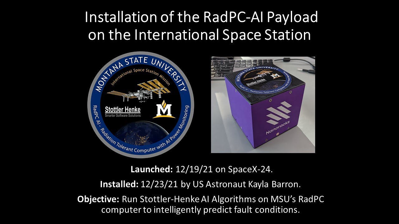 RadPC-AI Payload (Spx24) Installation on the International Space ...