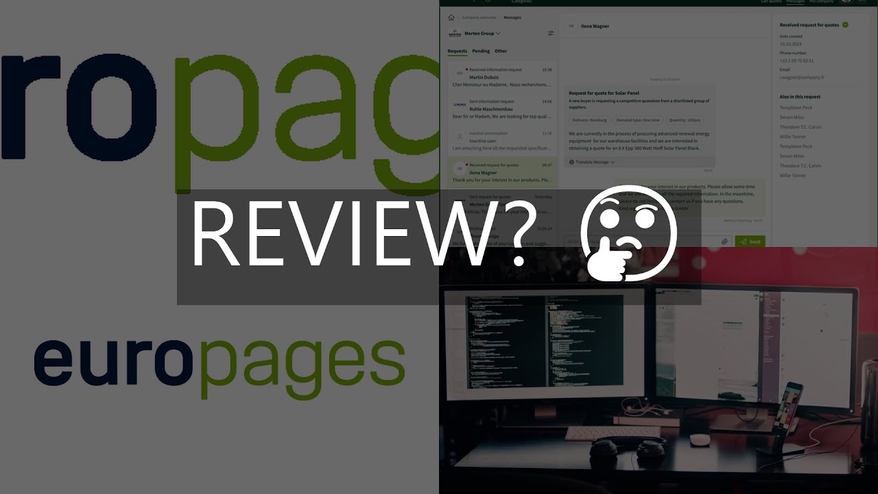 europages com review - YouTube