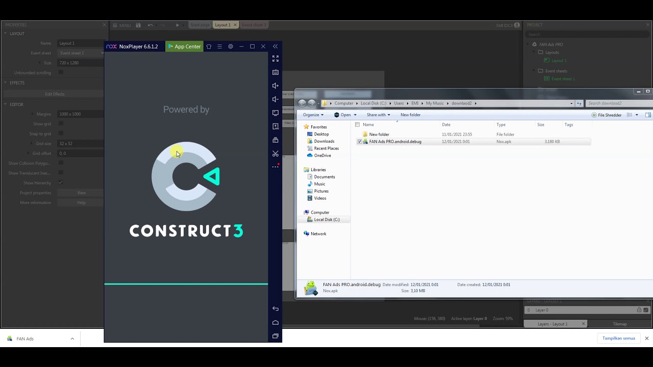 Construct 3 Plugin Facebook Audiance Network - YouTube