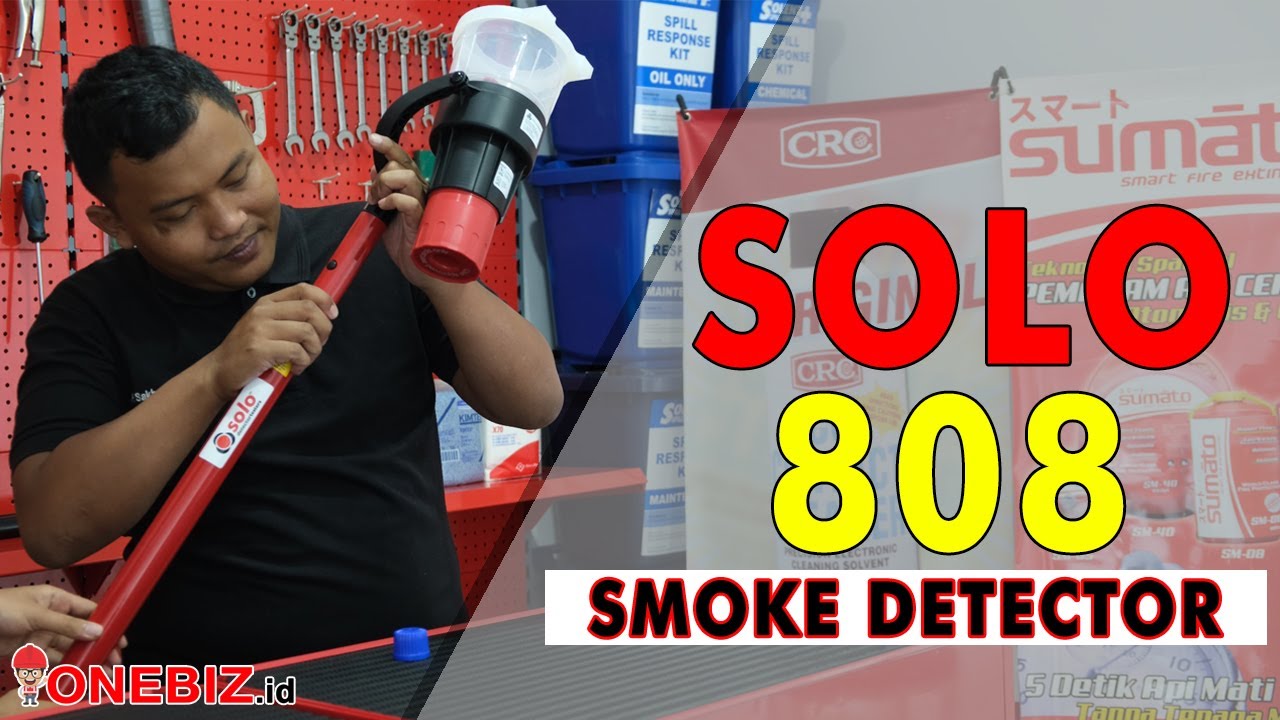 PENDETEKSI ASAP | Jual SOLO 808 Smoke Detector Tester, Distributor SOLO ...
