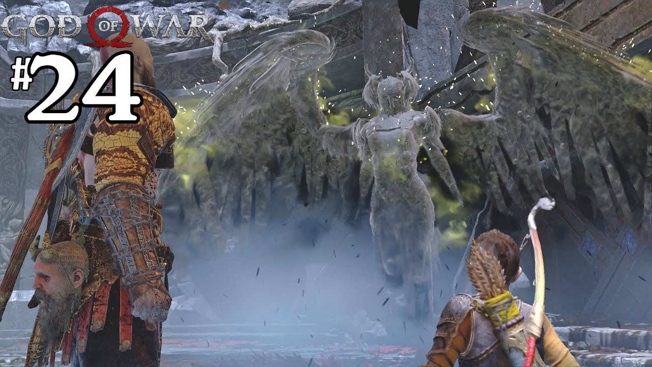 God Of War Geirdriful Valkyrie Fight - Walkthrough Part 24 - PS4 ...