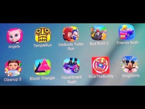 Talking Angela,Clean Up 5,Lego Rush,Triangle Puzzle,Disney Magic ...