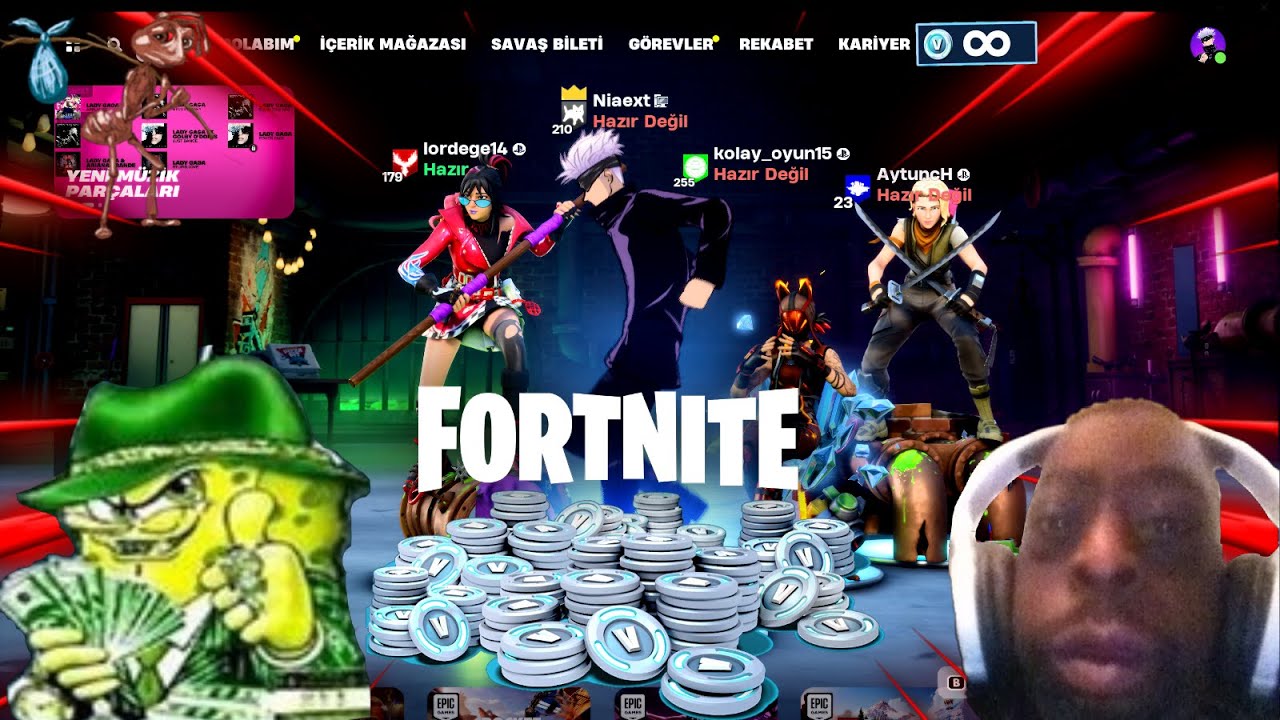 Fortnite ama biri sicti - YouTube