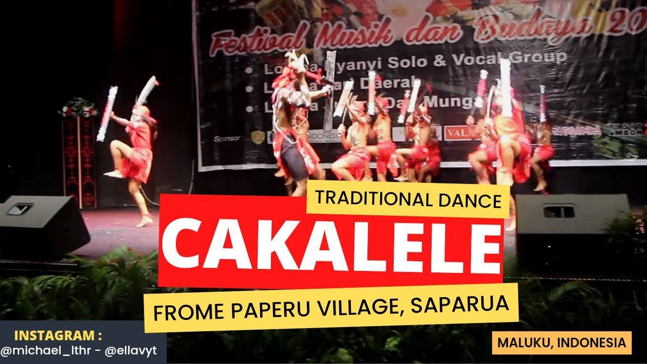 🔴Traditional Dance "Cakalele" from Paperu Village - YouTube