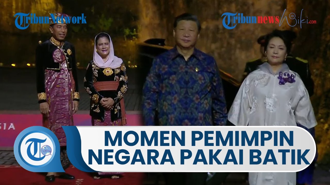 Momen Para Pemimpin Dunia Kenakan Pakaian Batik Indonesia, saat ...
