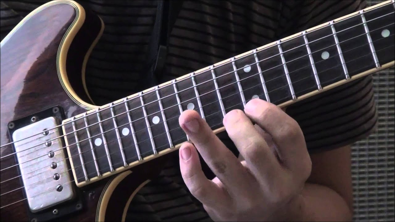D Aeolian Scale (3 notes per string) guitar - YouTube