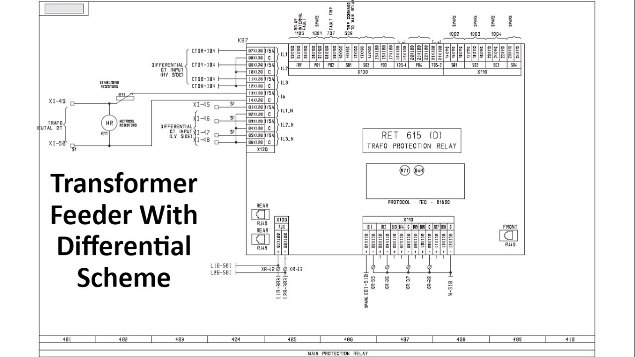 How to read Electrical Drawing (Part-8) | Transformer Feeder with ...