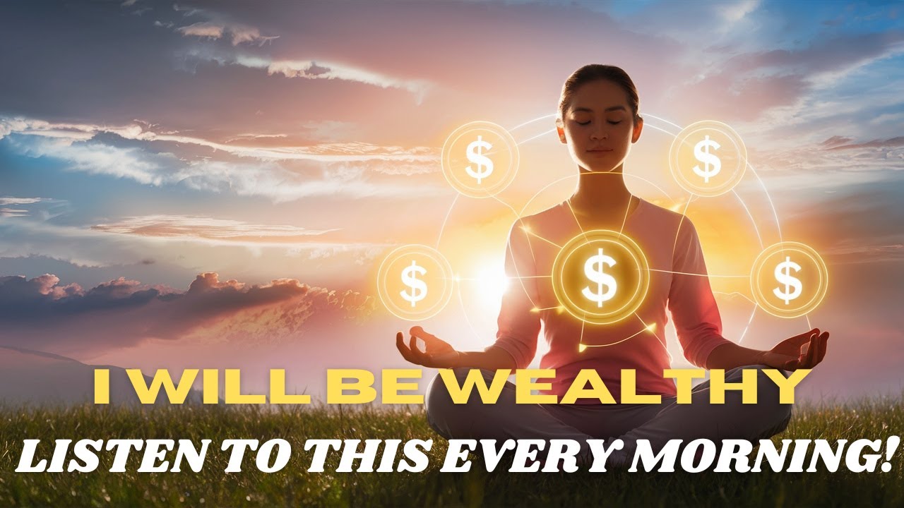 "I Will Be WEALTHY" Money Affirmations For Success, Health & Wealth ...