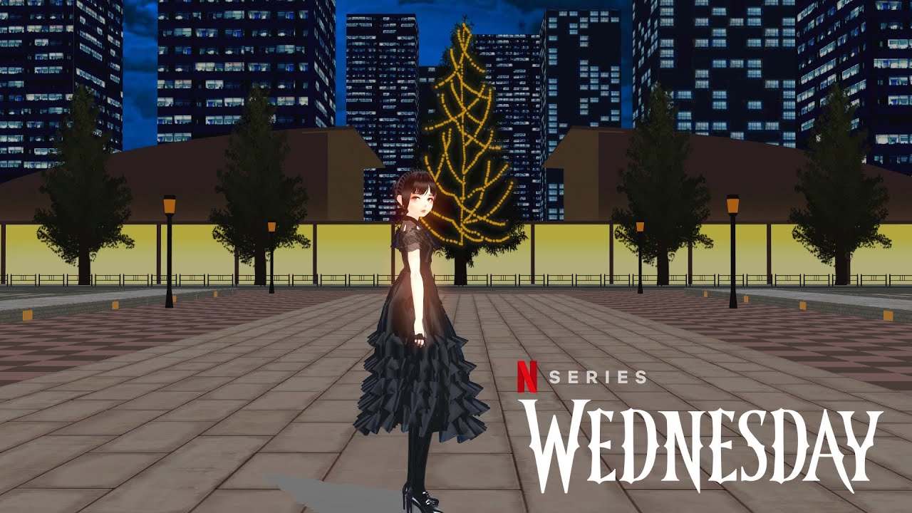 [MMD] Wednesday Addams | Dance Scene (Model by EriPhantomhive) - YouTube