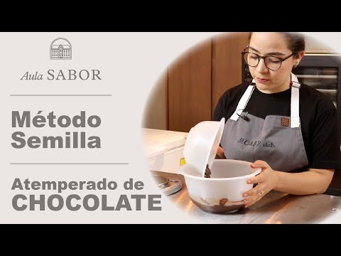 Cómo Atemperar CHOCOLATE con el Método de Semilla