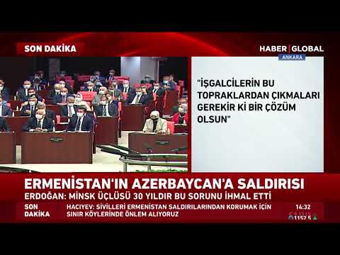 Erdoğan'ın Meclis'te Karabağ'la İlgili Sözleri Uzun Uzun Alkışlandı! İşte Erdoğan'ın O Sözleri!